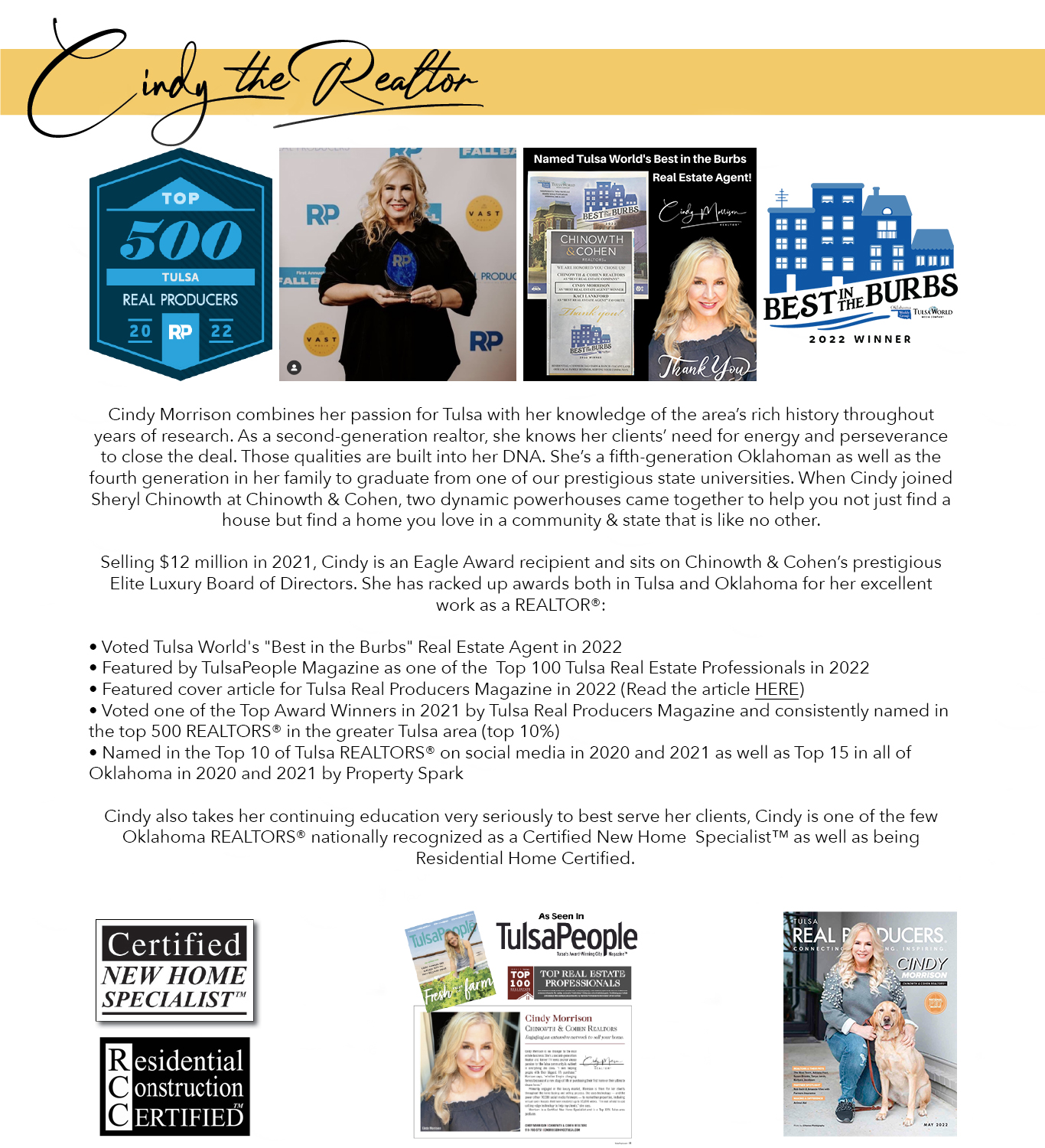 Cindy Morrison - South Tulsa - Chinowth & Cohen